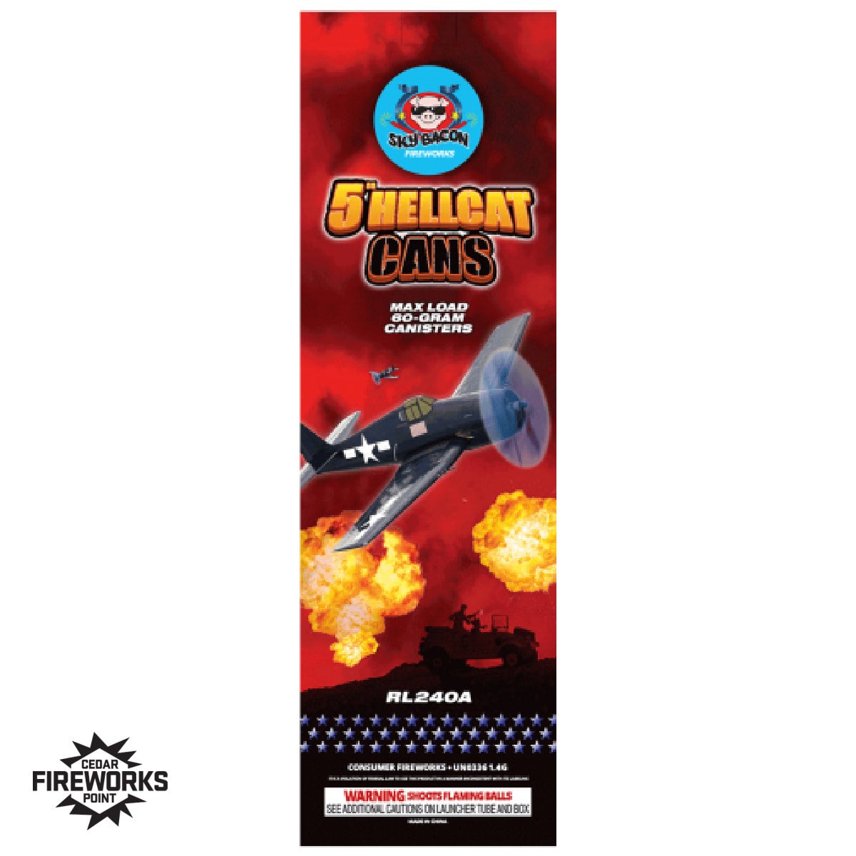 Hellcat Cans 24 | Cedar Point Fireworks